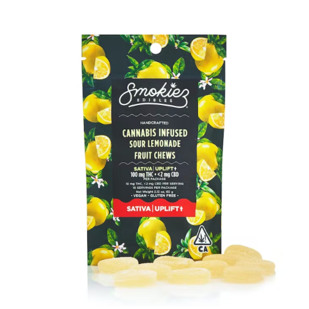 SMOKIEZ EDIBLES - SOUR LEMONADE GUMMIES | 100MG